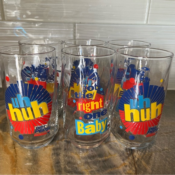 Pepsi | Kitchen | Set Of 6 Vtg 99 Collectible Pepsi Glass Youve Got The ...